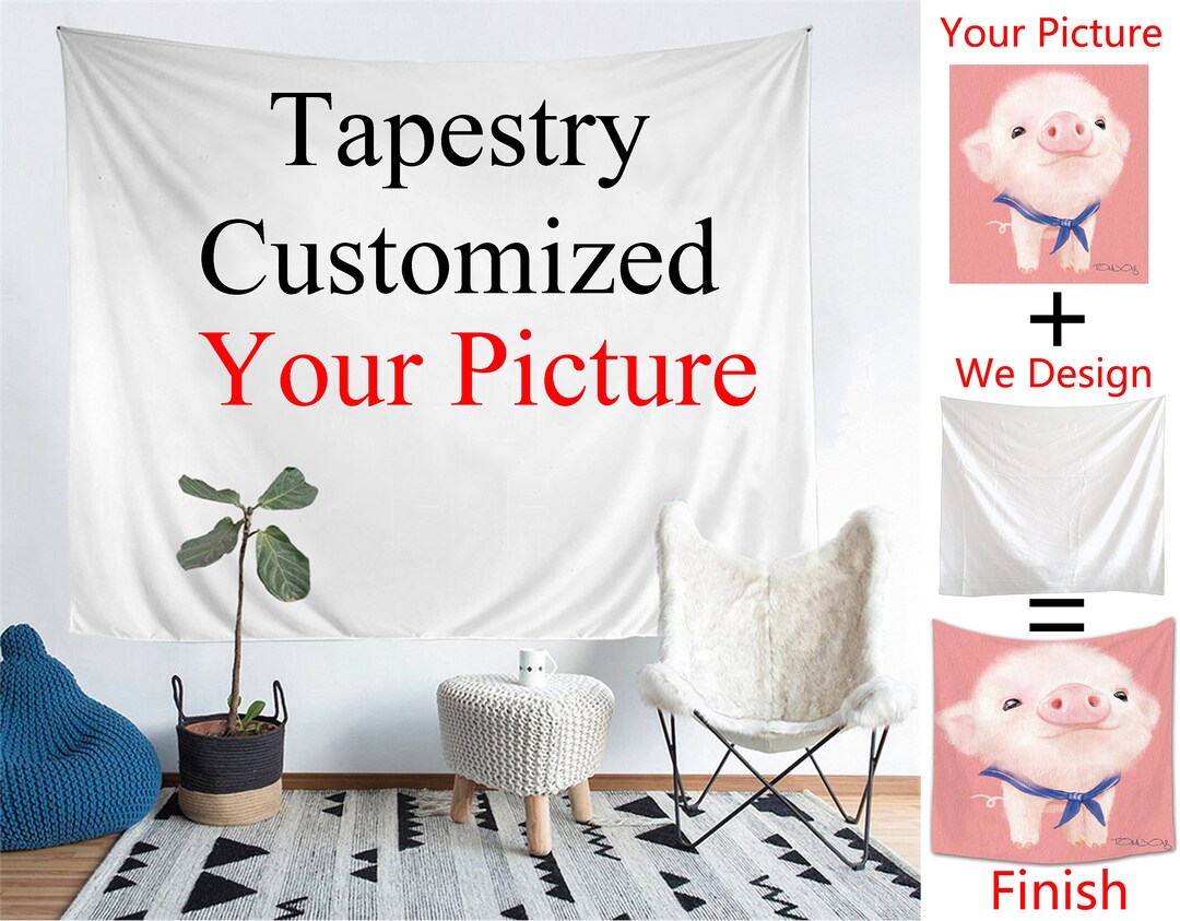 Custom Tapestry by Photo,personalized Wedding Hanging Tapestries Custom ...