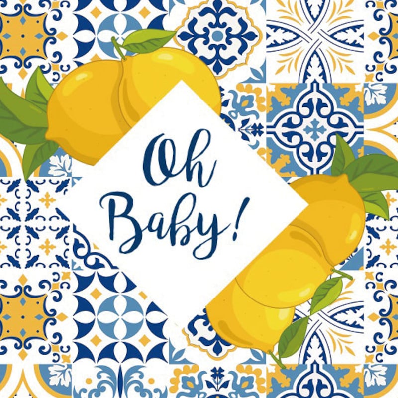 Lemon Backdrop - Etsy