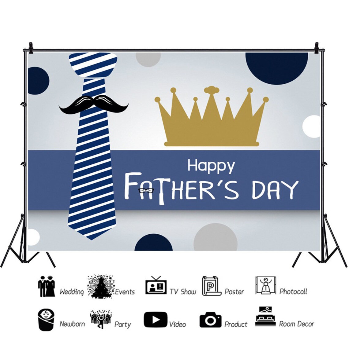 Happy Father's Day Photography Backdrop Dad Father's | Etsy