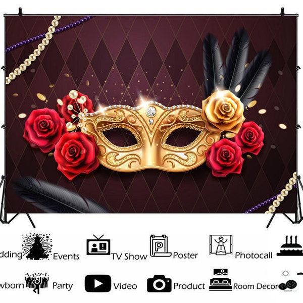 Masquerade Backdrop - Etsy