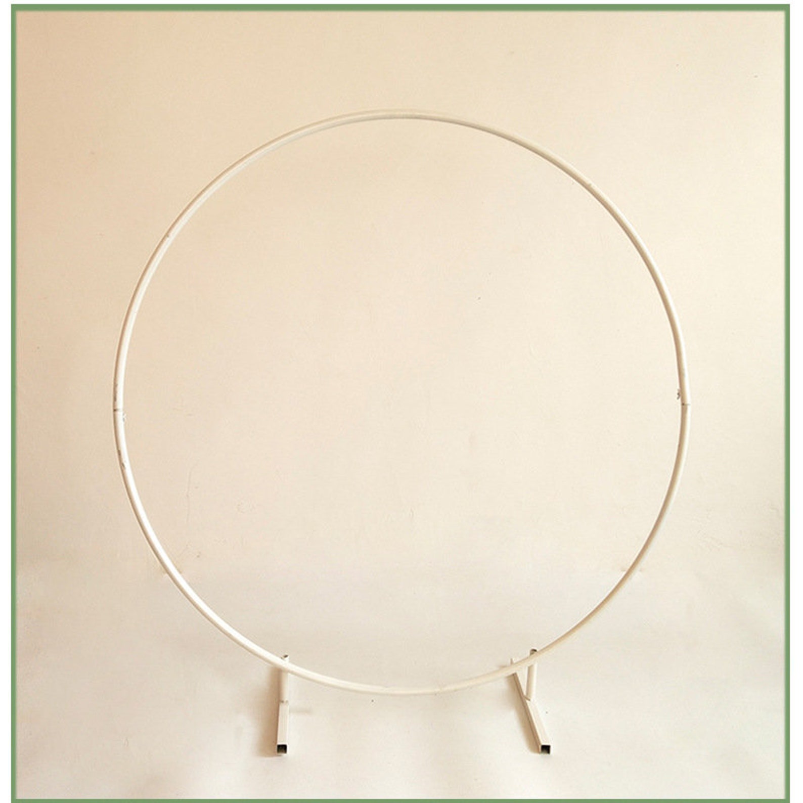 Round Backdrop Stand,circle Gold White Metal Iron Wedding Party Round ...