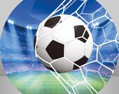 Round Soccer Football Photography Backdropadult Kids Birthday - Etsy