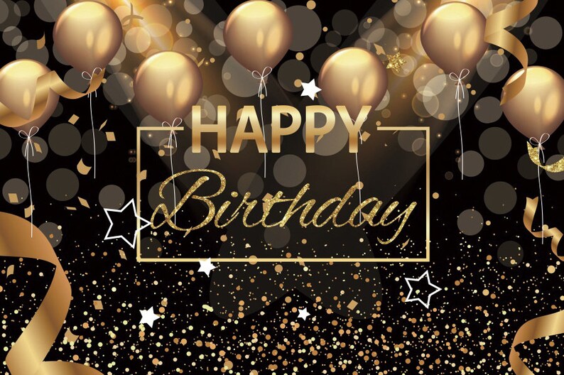 Black Silver Rose Gold Glitter Balloons Photography | Etsy