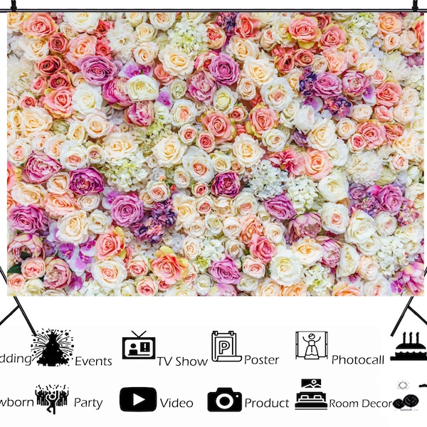 Floral Background Vinyl - Etsy