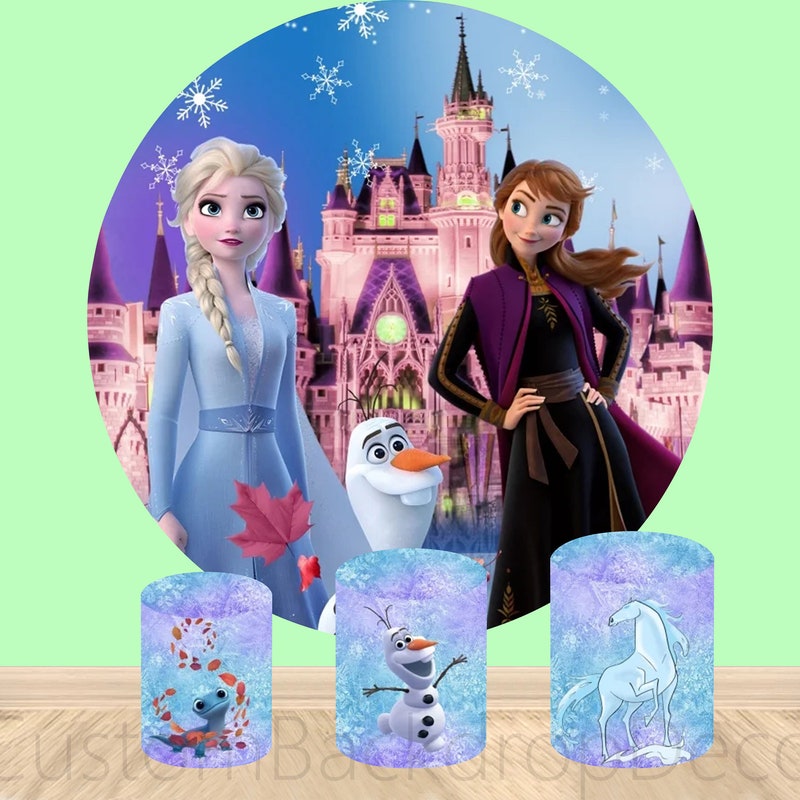 Elsa Round Backdrop - Etsy