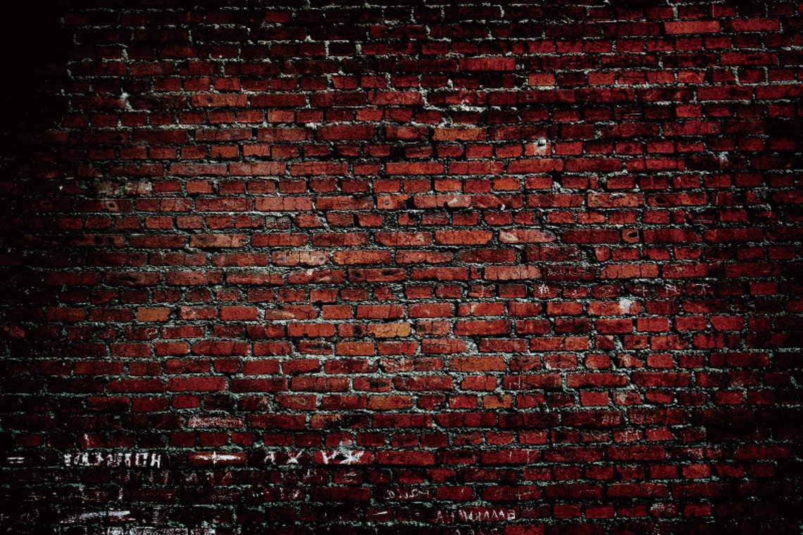 Retro Red Brick Wall Photography Backdrop Birthday Party Baby | Etsy