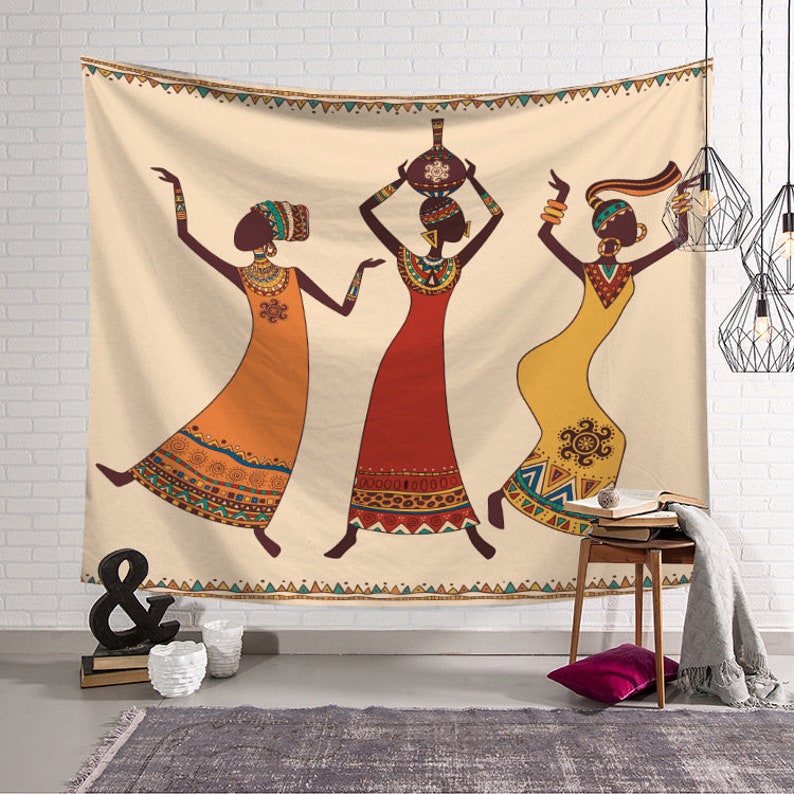African Tapestryafrican Woman Tapestry for Living - Etsy