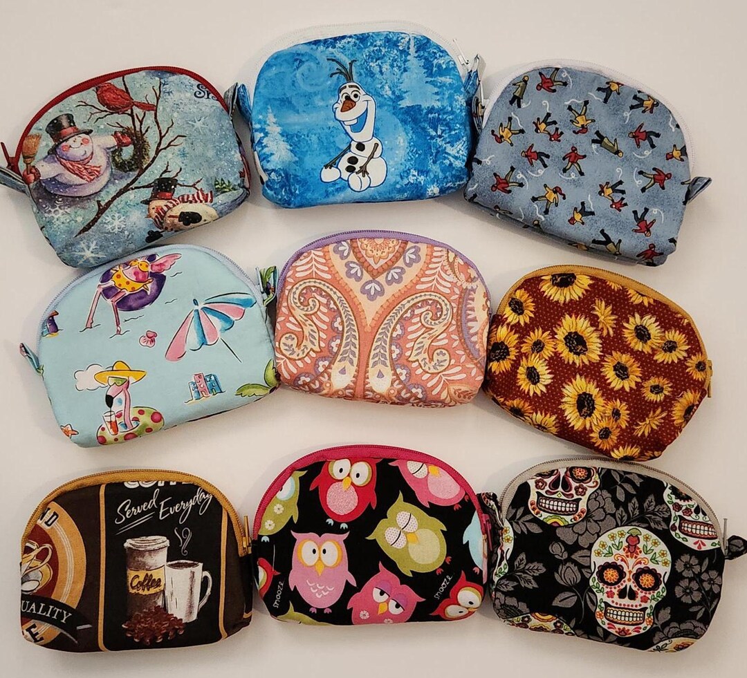 Zippered Coin Purse/pouch - Etsy