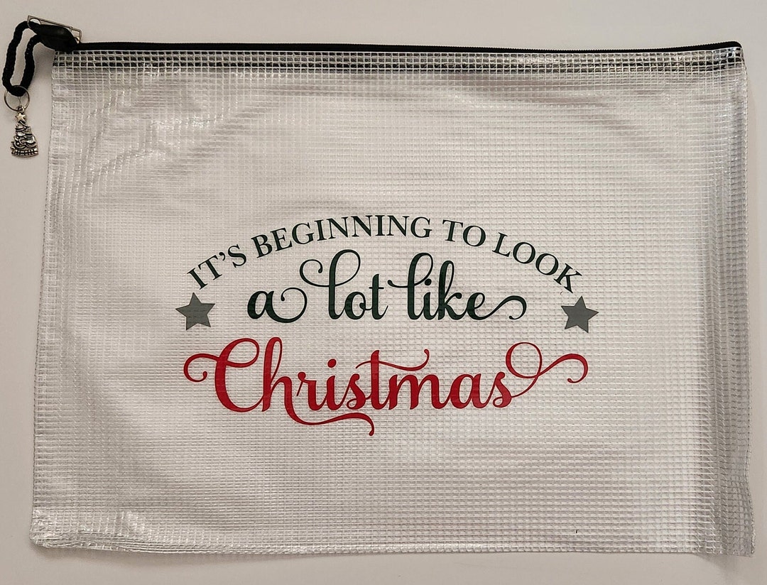 Vinyl Mesh Project Bag for Cross Stitch/needle Art - Look Like ...