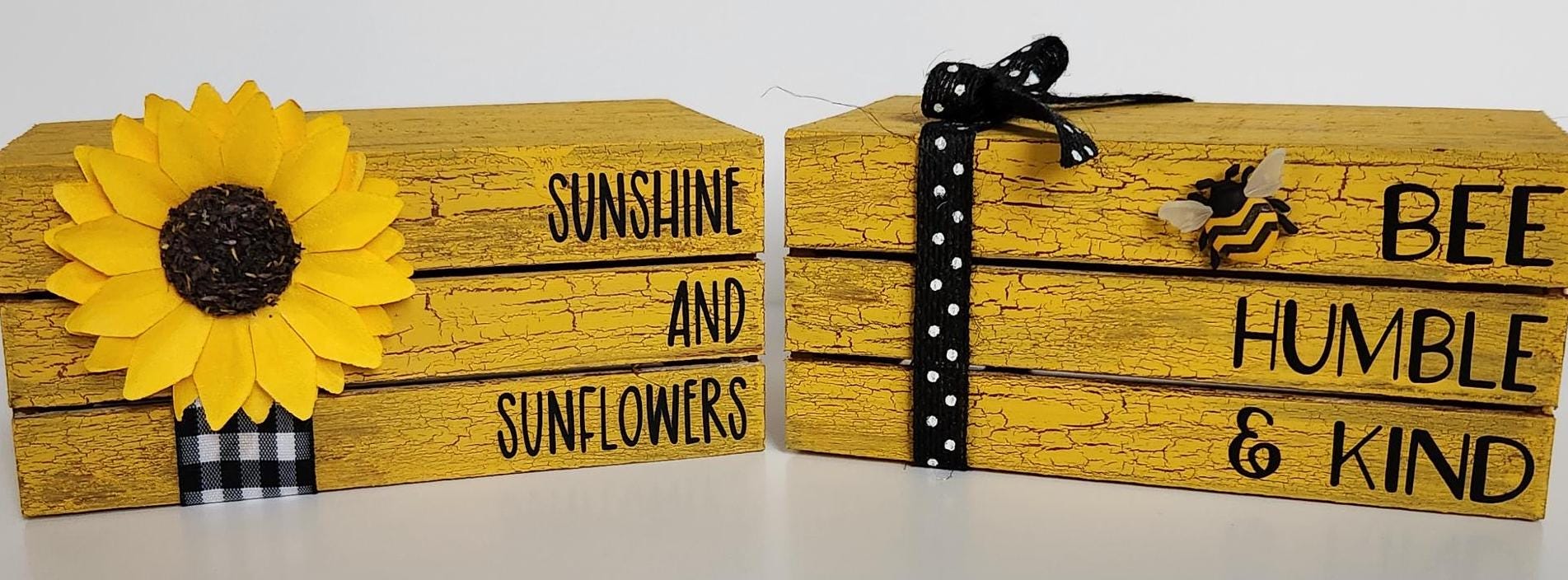 Book Stack Decor - Etsy