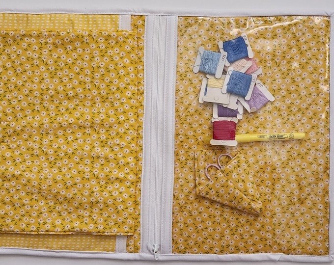 Project Folio/project Binder With Thread Keeper and Sheath - Quilted ...