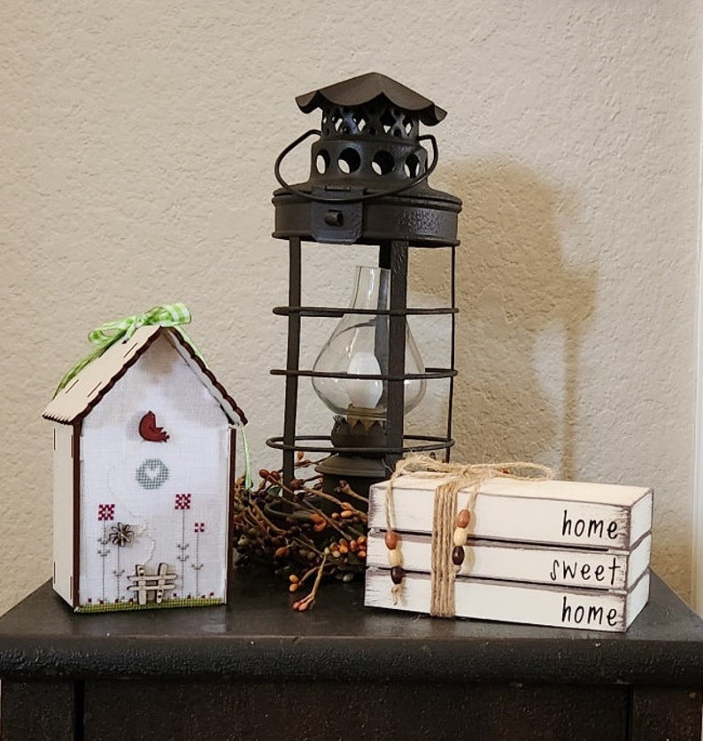 Book Stack Decor - Etsy