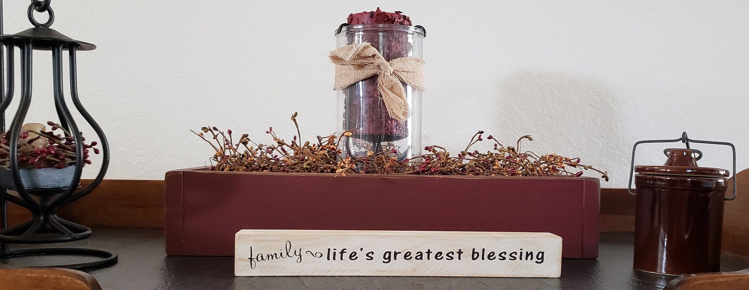 Family, Life's Greatest Blessing Table Sign - Etsy