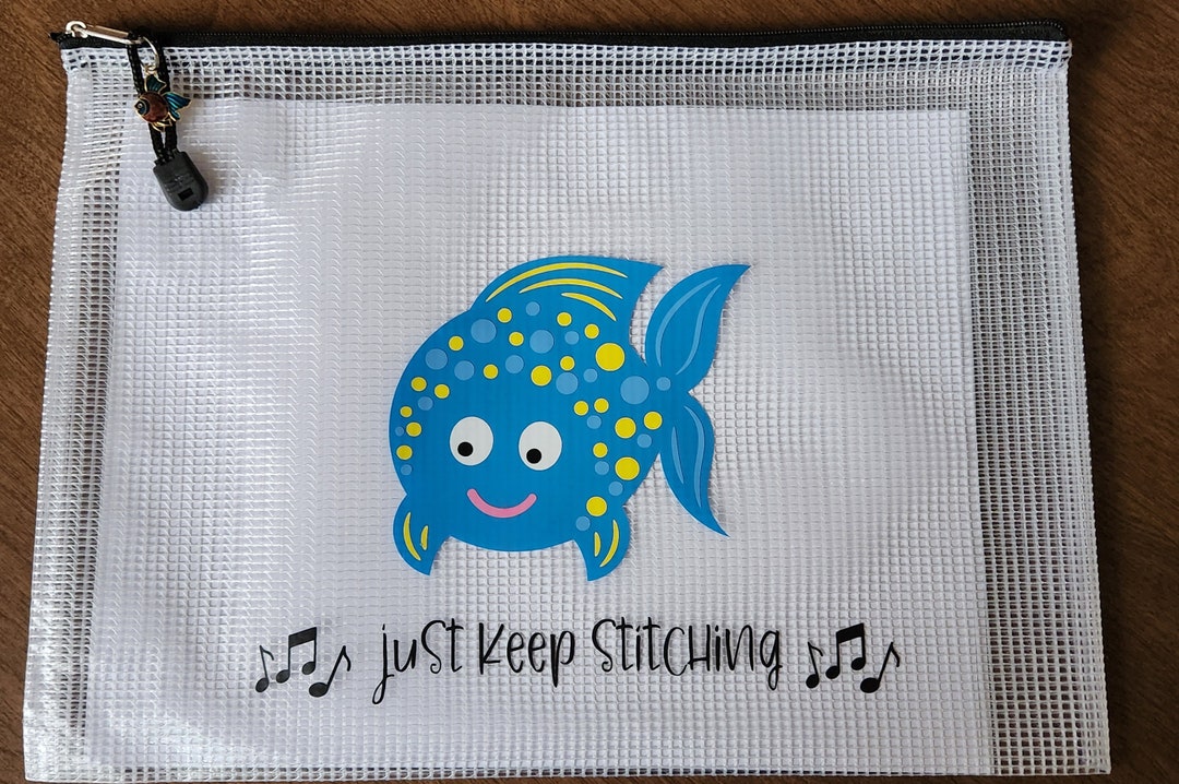 Vinyl Mesh Project Bags for Cross Stitch/needle Art - Just Keep ...