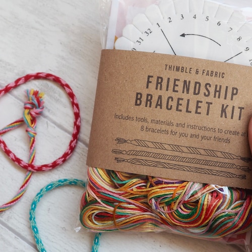 DIY Friendship Bracelet Kit Make Your Own Jewellery Pastel - Etsy