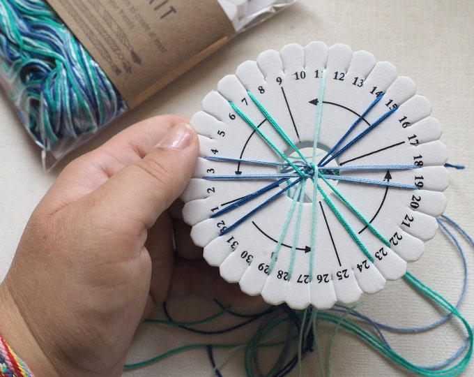Make Your Own Friendship Bracelet Kit, Kumihimo Disk, DIY Bracelets ...