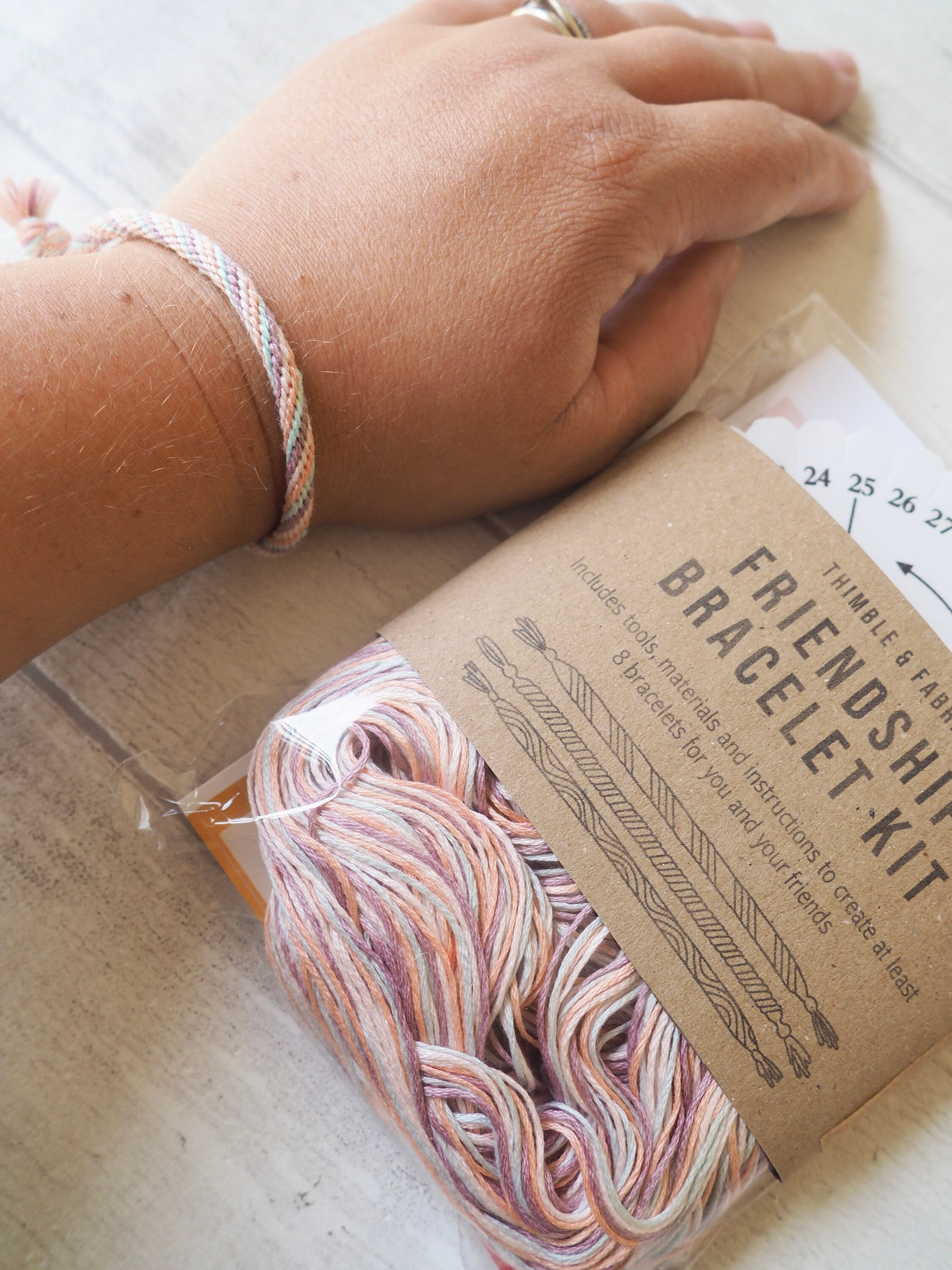 DIY Friendship Bracelet Kit Make Your Own Jewellery Pastel - Etsy UK