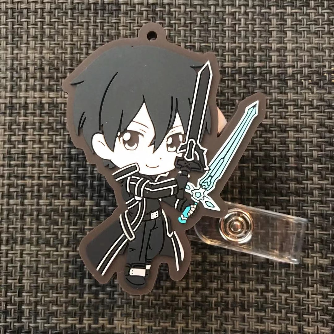 Silicone Super Cute Manga Anime Badge Reel for Free Shipping - Etsy