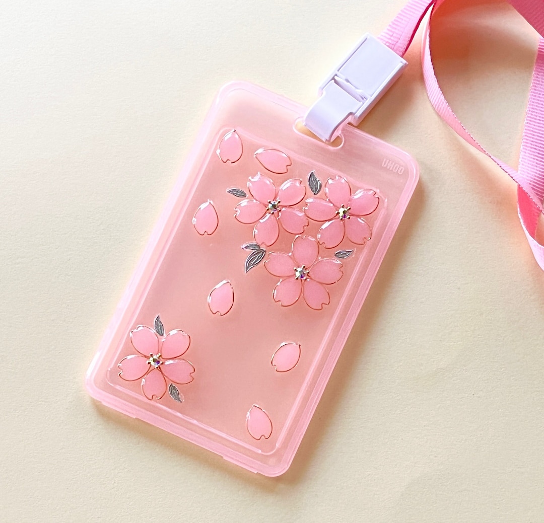 Cherry Blossom Sakura Card Holder - Etsy