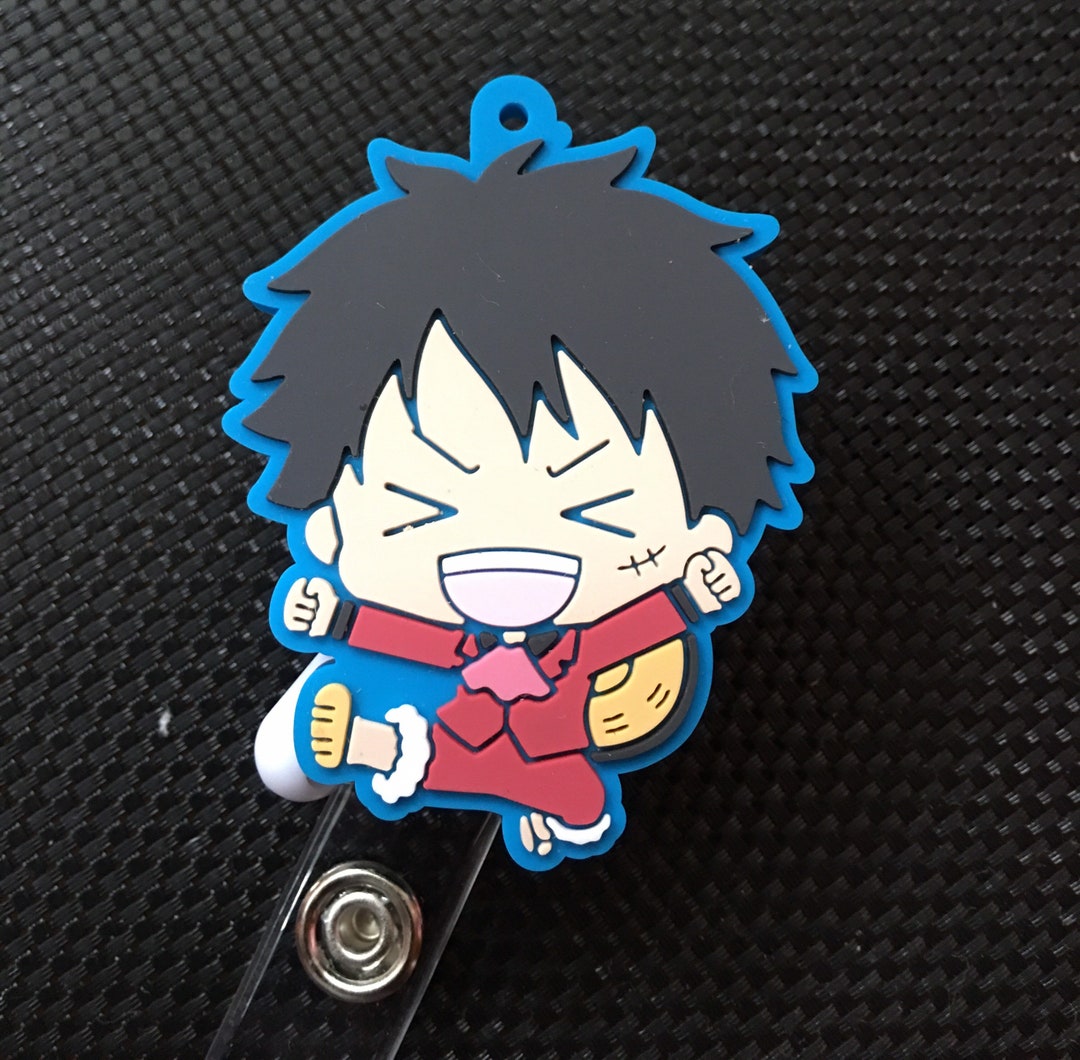 Silicone Super Cute Manga Anime Badge Reel for Free Shipping - Etsy