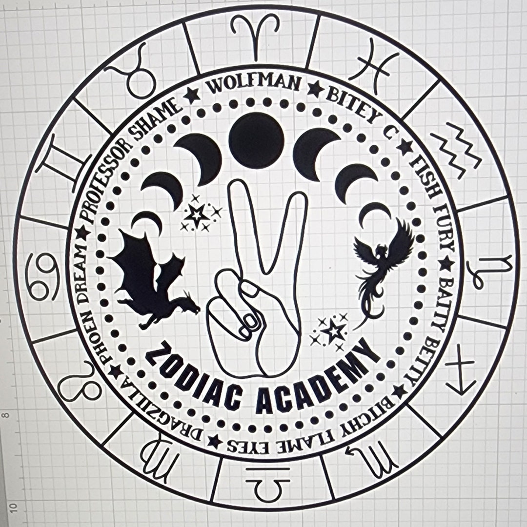 Zodiac Academy Car Decal - Etsy