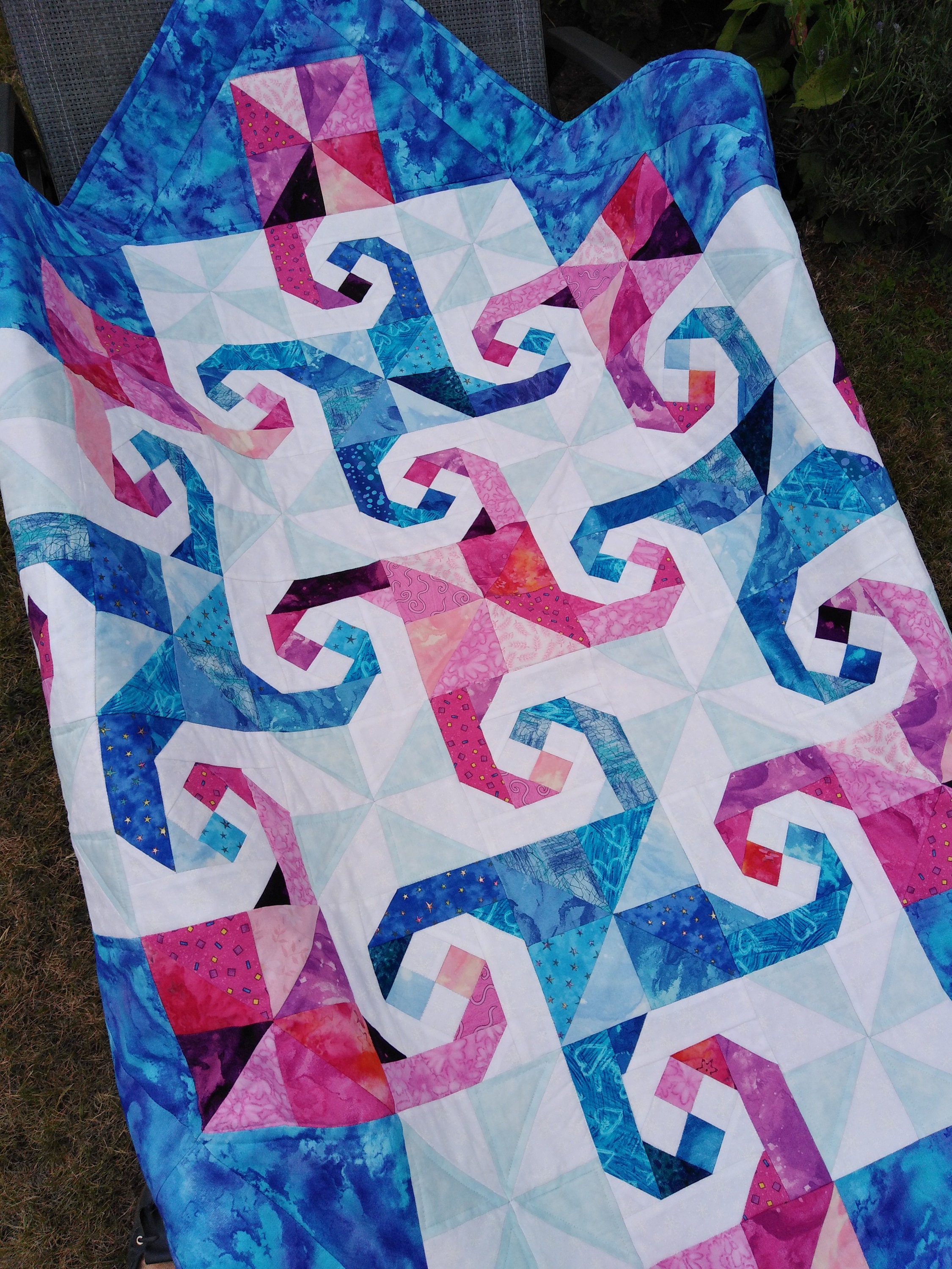 Swirling Trails Quilt - PDF Pattern - Etsy
