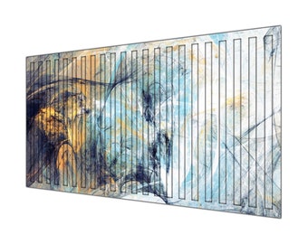 Serrated Classy Wood Wall Decor, Geometric Wood Wall Art, Home Decor ...