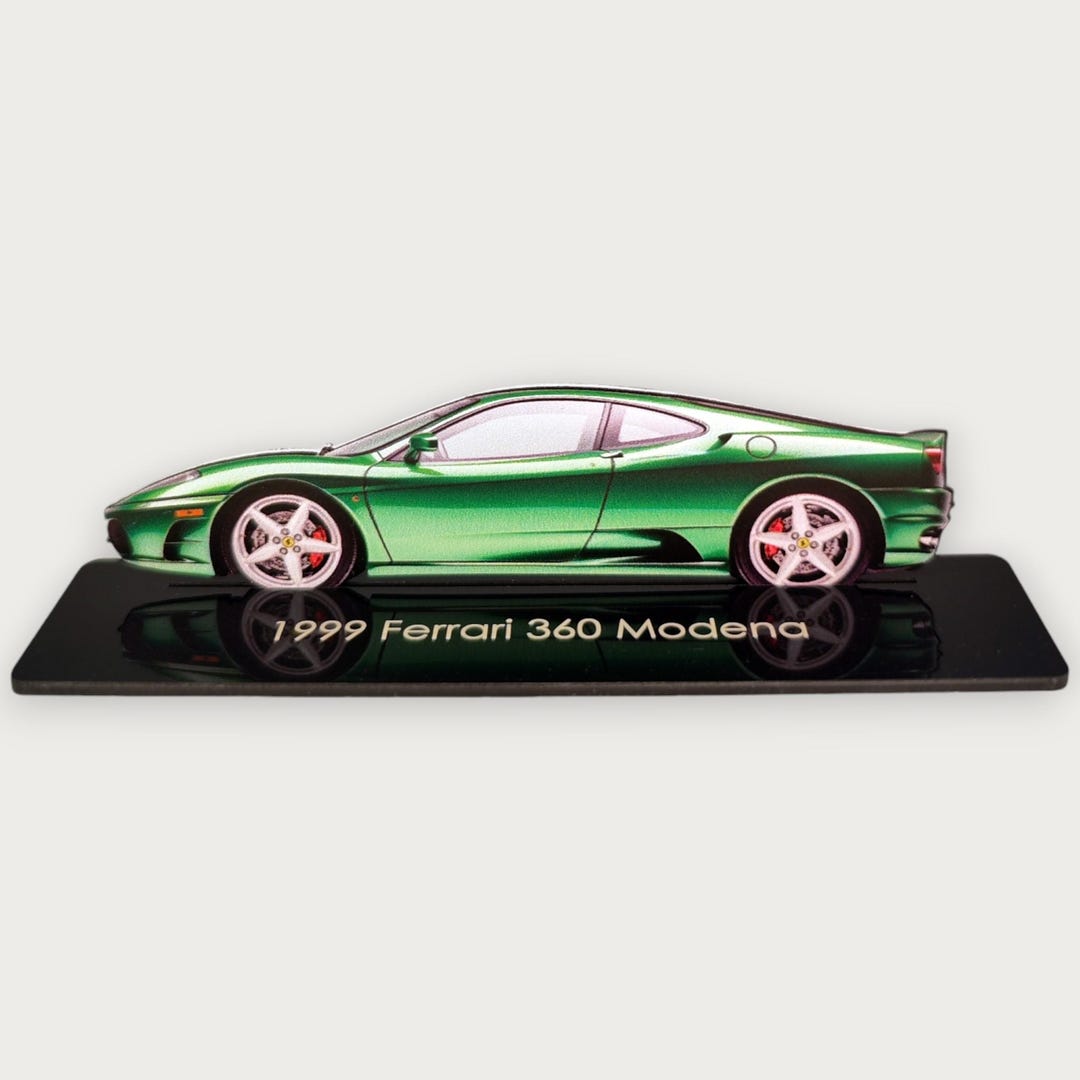 Metal Car Wall Art, Color 2D Diecast Car Decor, Silhouette Metal Wall ...