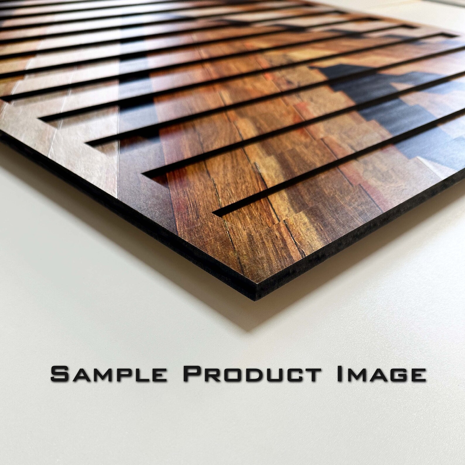 Serrated Classy Wood Wall Decor Geometric Wood Wall Art Home - Etsy