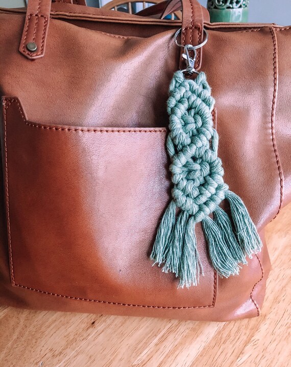 MACRAME KEYCHAIN photos of all colors are coming | Etsy