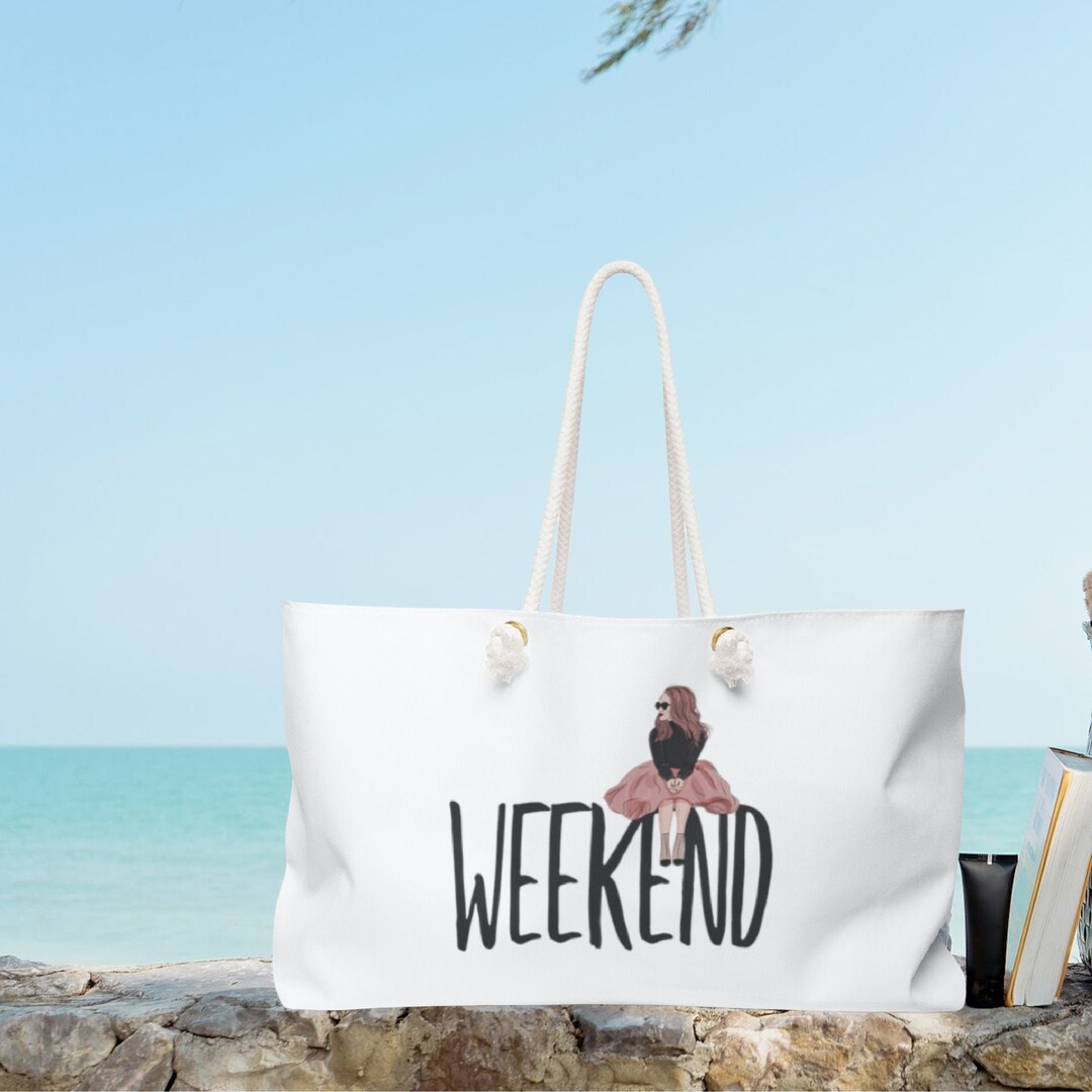 Weekender Bag, Tote is Perfect for Your Weekend at the Beach or in Town ...