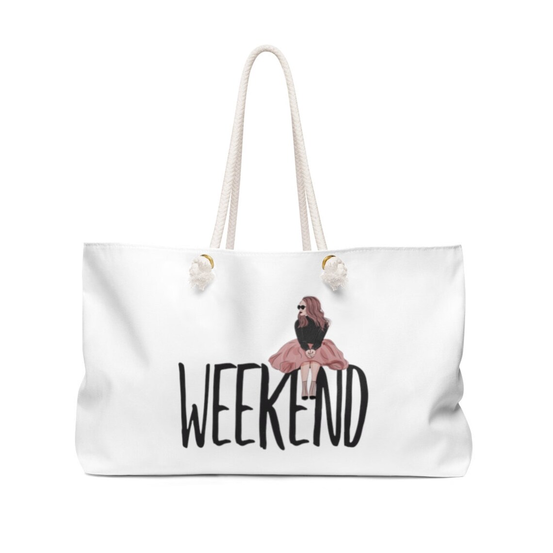 Weekender Bag Tote is Perfect for Your Weekend at the Beach - Etsy