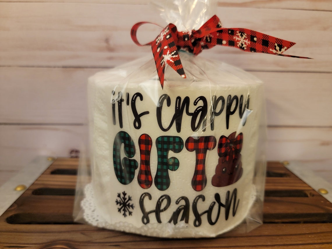Christmas Prank Gift, in Case You Get Crap. Gag Gift, Funny Christmas ...