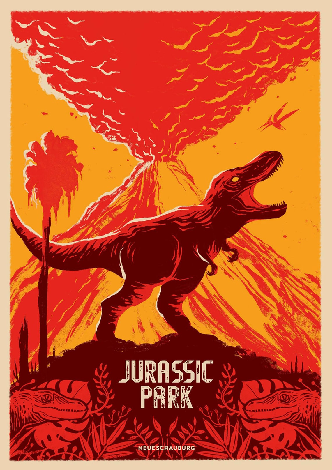 Jurassic Park Art Print Poster Fine Art A1 Wall Decor Picture Artwork