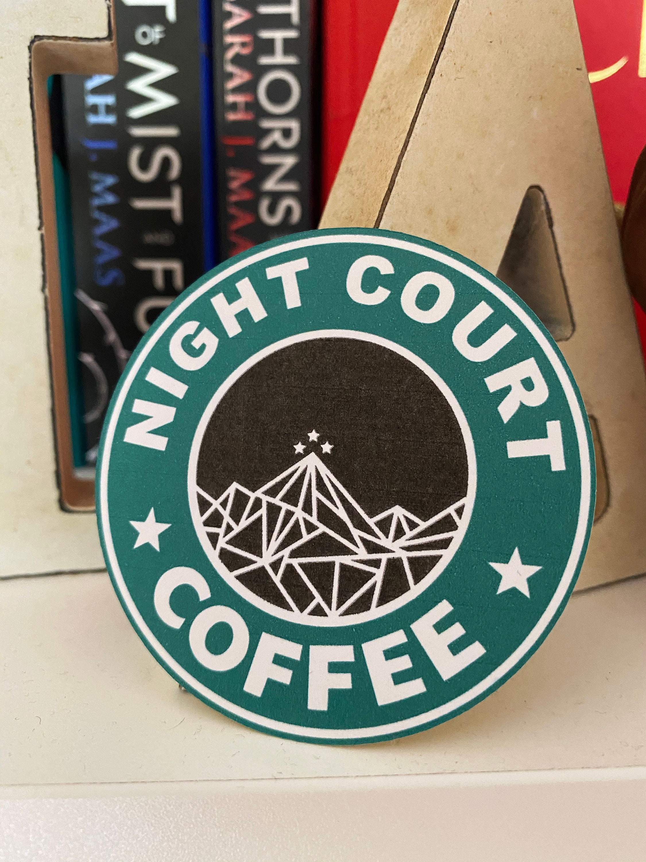 Night Court Coffee Starbucks Parody Sticker | Etsy