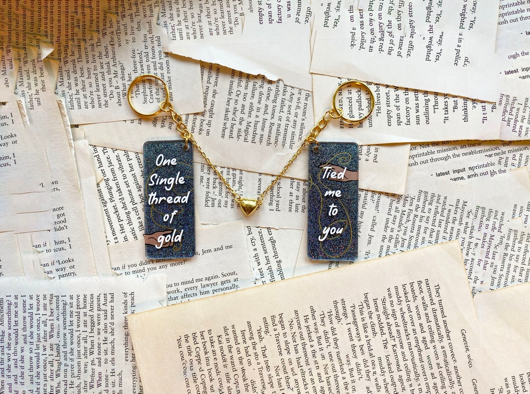 Taylor Swift Keychain, Inspired by Folklore, One Single Thread ...