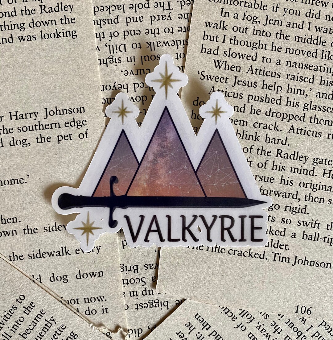 Officially Licensed Valkyrie Inspired Sticker From A Court of Silver ...