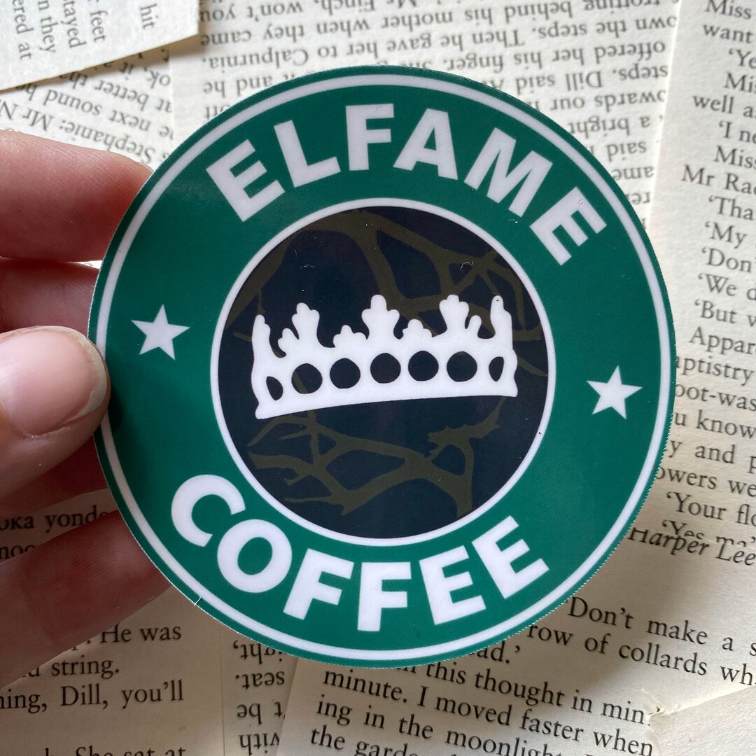 Elfame Coffee Starbucks Parody Sticker - Etsy