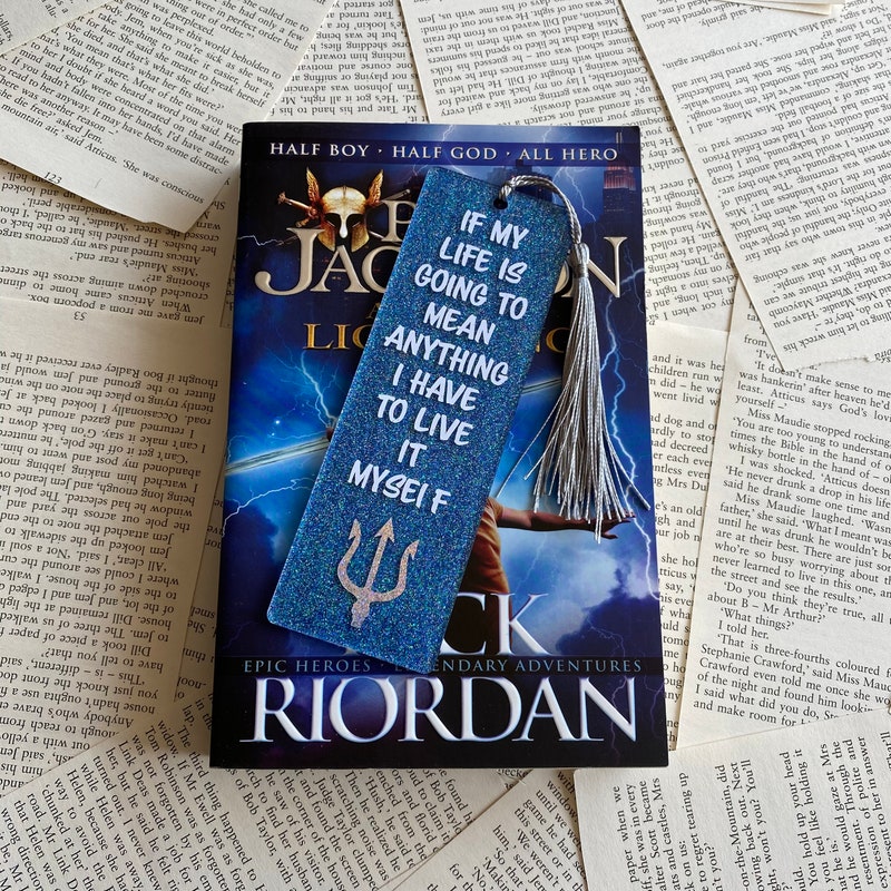 Percy Jackson Bookmark - Etsy