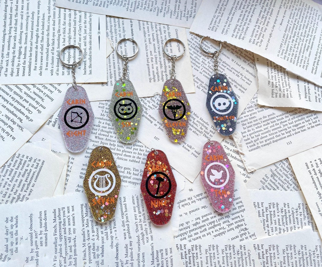 Keys to the Cabin, Percy Jackson and the Olympians Inspired Keychains ...