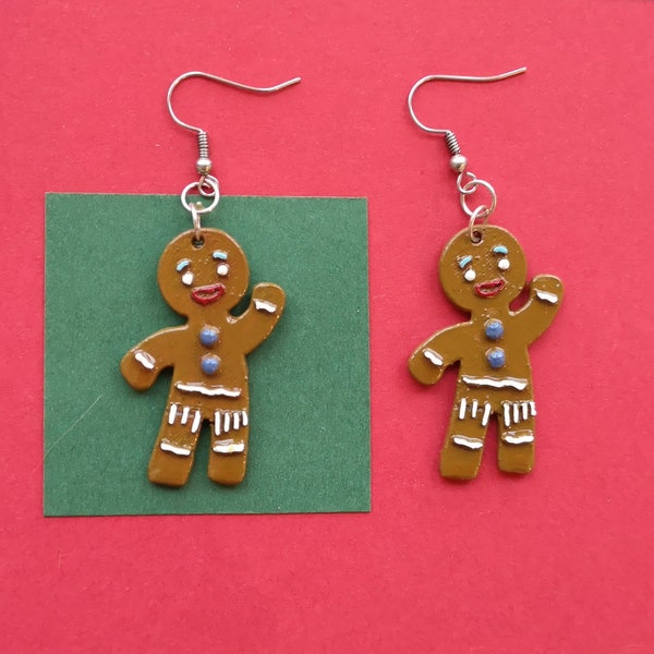 Gingerbread Earrings - Etsy