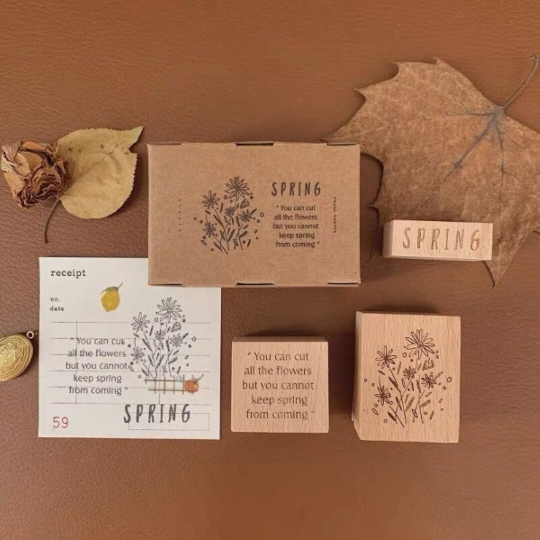 Vintage Seasons Stamp Set for Journaling, Scrapbooking and Diary ...