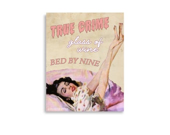 True Crime Sign - Etsy