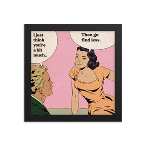 Go Find Less Framed - Etsy