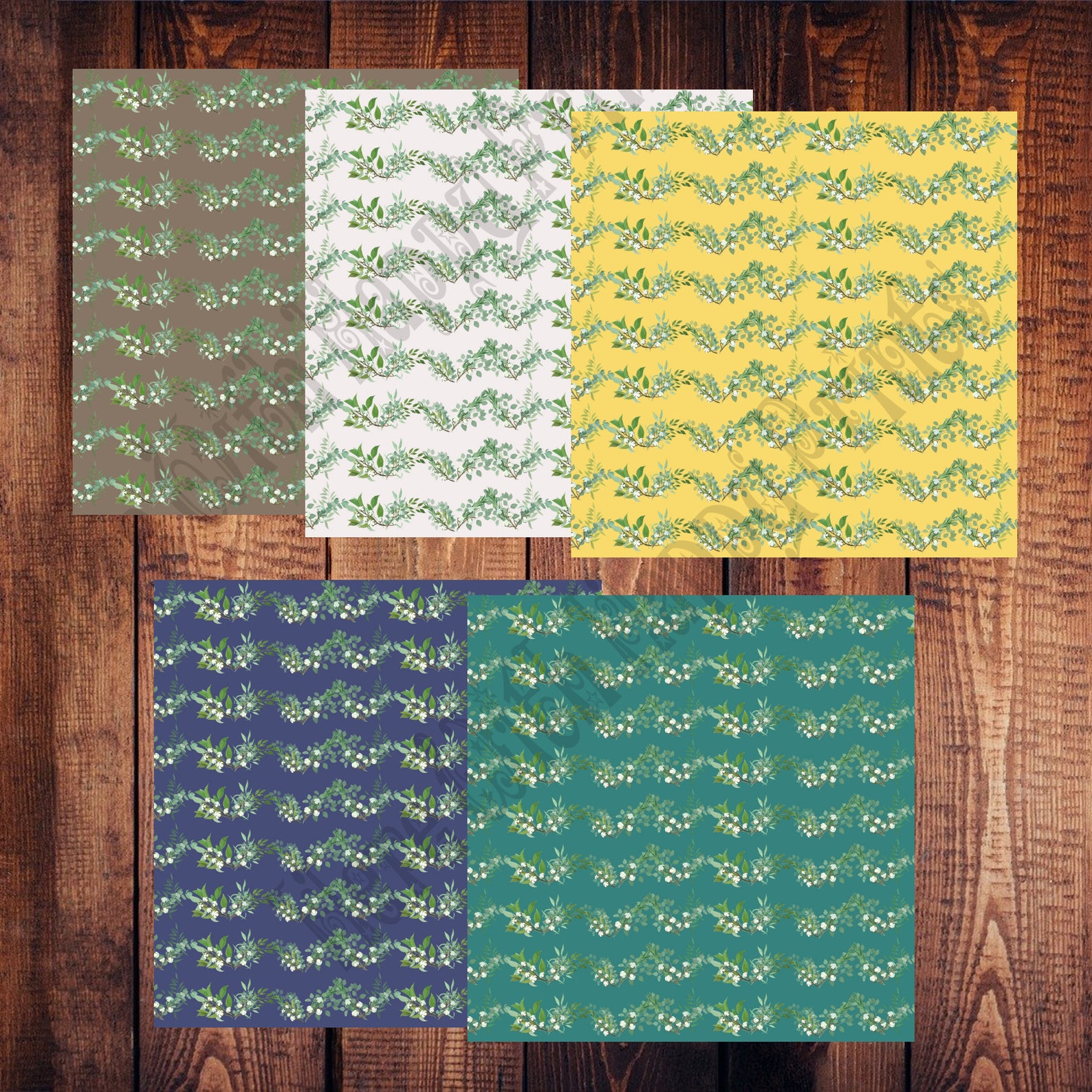 Cotton Chevron Digital Craft Papers Instant Download 12 X 12 JPEG 300 ...