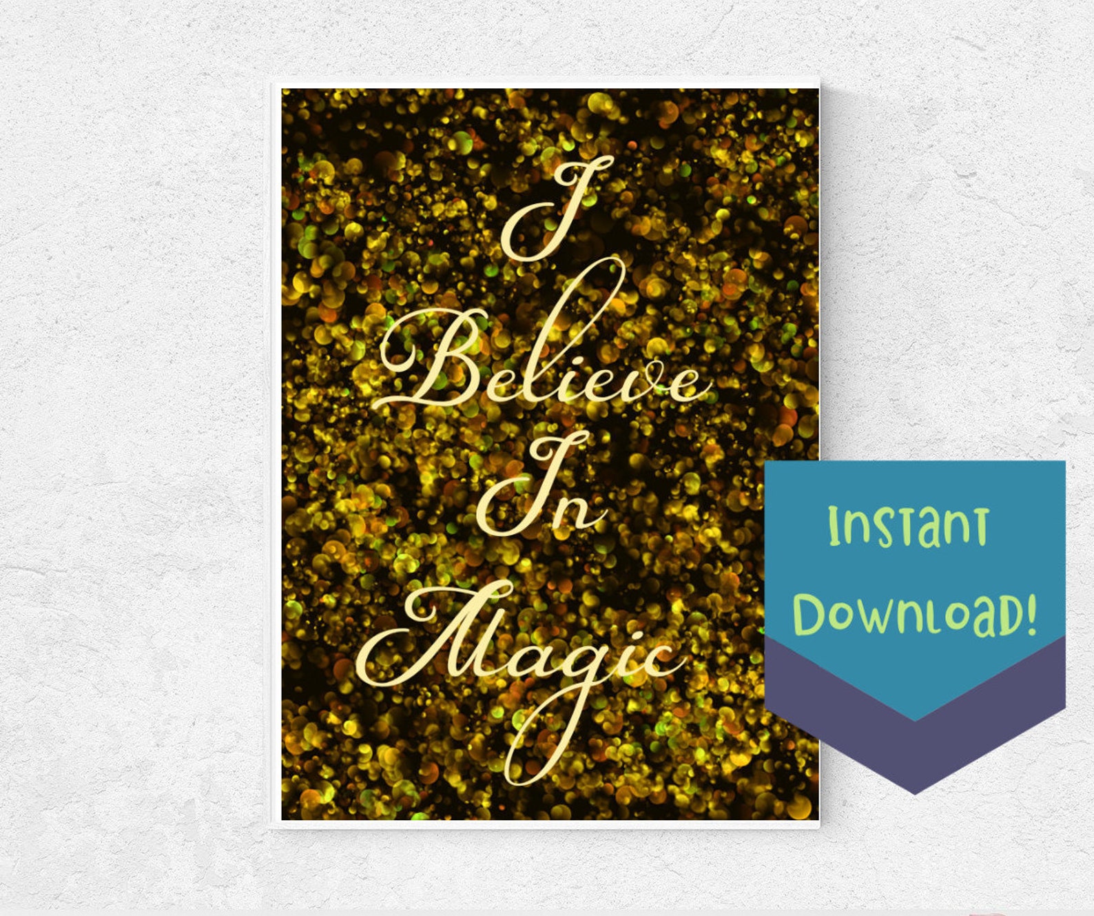 I Believe in Magic Art Printable Instant Digital Download - Etsy
