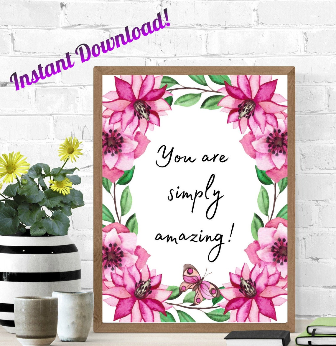 You Are Simply Amazing! Printable Instant Download - Etsy