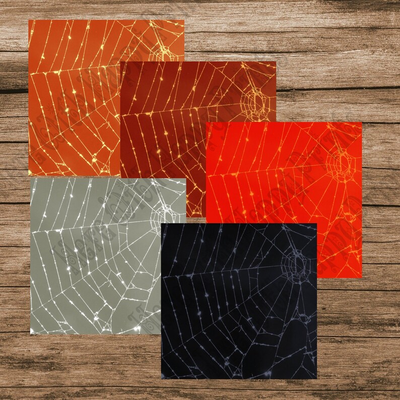 Spider Web Digital Halloween Paper Instant Download 12 X 12 JPEG 300 ...