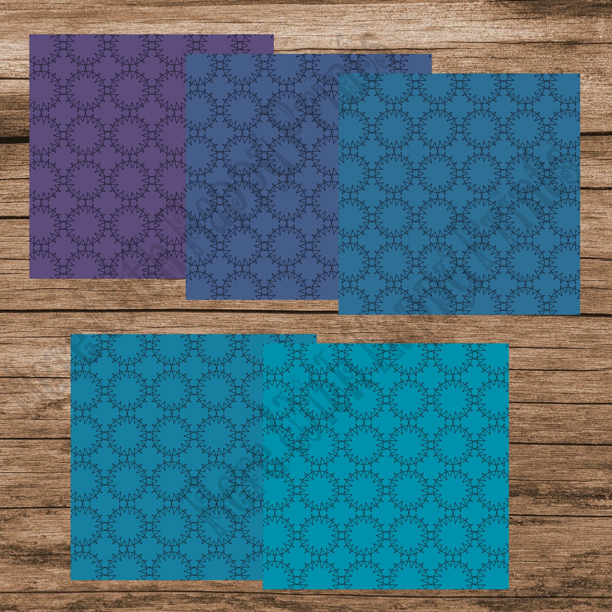 Sunburst Digital Craft Paper Instant Download 10 Pack Plus Bonus Papers ...