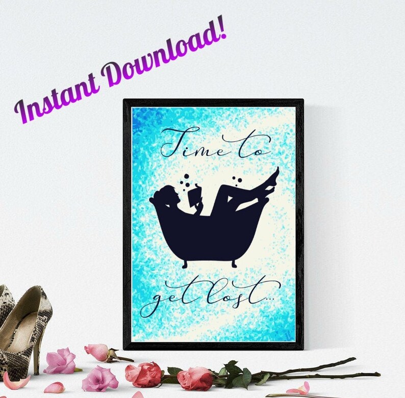 Time to Get Lost Art Printable Instant Digital Download - Etsy